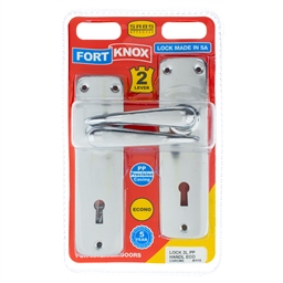 M1I10 - 2 Lever Lockset Chrome Plated | FortKnox