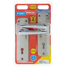 M1K10 - 2 Lever Lockset Chrome Plated | FortKnox