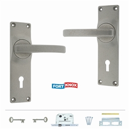 M3E25 - 3 Lever Lockset Satin Chrome | FortKnox